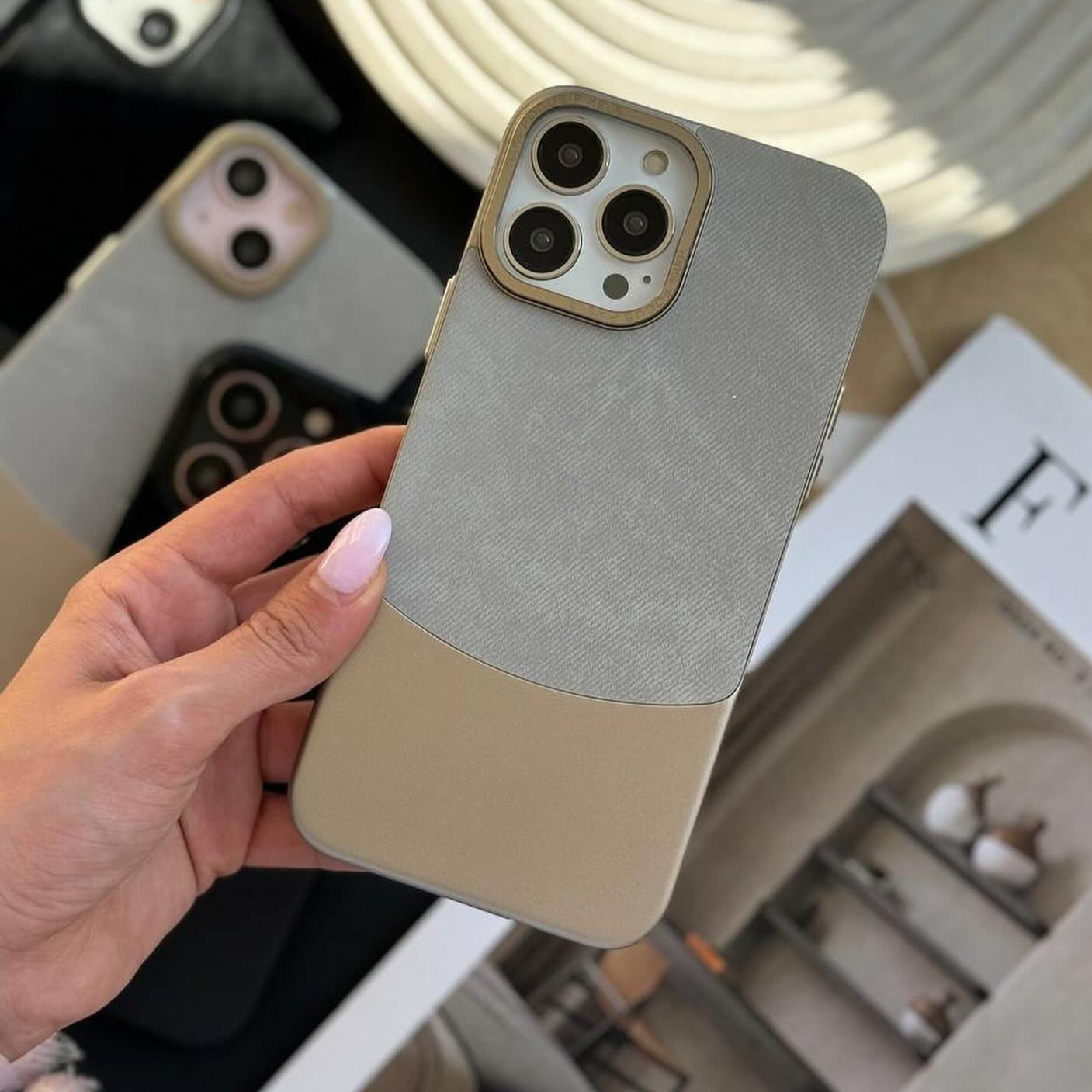 iPhone 2 Tone Micro Fiber Case – Cover Craze