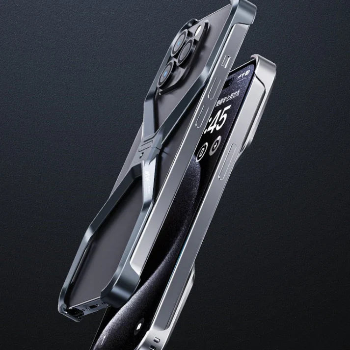 Introducing new ,iPhone Metal Case (X) Natural Titanium – Cover Craze